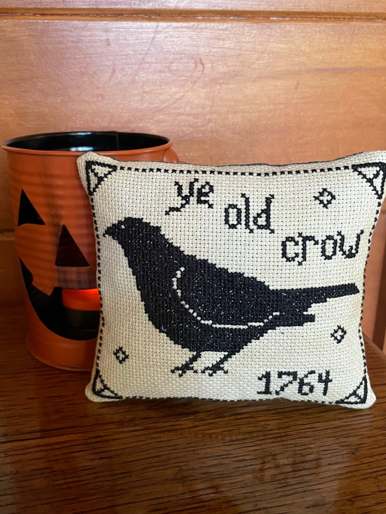 With Needle and Thread: Ye Old Crow Cross Stitch Pattern – The 1764 ...